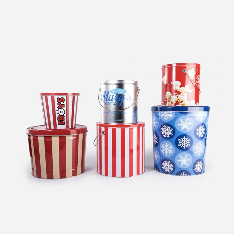 Empty Wholesale Popcorn Tins containers - China Tin Box Manufacturer